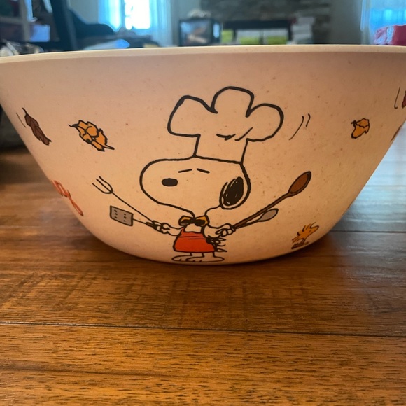 Peanuts | Dining | Peanuts Snoopy Happy Thanksgiving Bamboo Serving ...